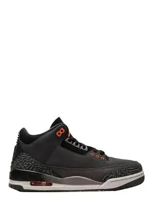 JORDAN Jordan Air 3 Fear Sneakers Black
