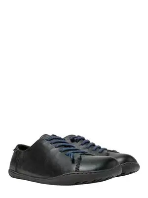Camper Leather Lace-up Low-top Sneakers - Black
