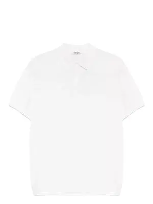 KANGRA Fine-knit Polo Shirt - Neutrals