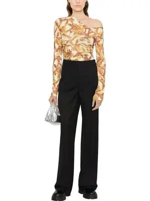 Stella McCartney Wool Flared Trousers - Black