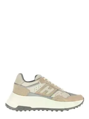 HOGAN Hogan Panelled Suede And Mesh Sneakers