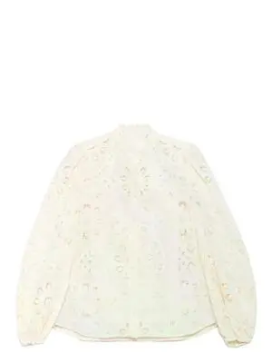 Zimmermann Embroidered Shirt - Neutrals