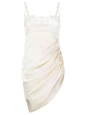 Jacquemus La Saudade Asymmetric Dress - Neutrals