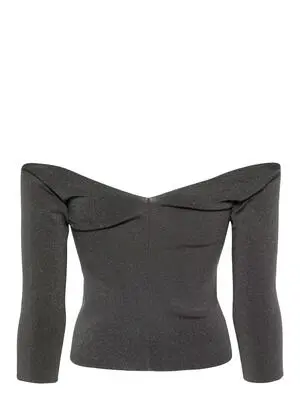 MRZ Lurex Knitted Top - Grey