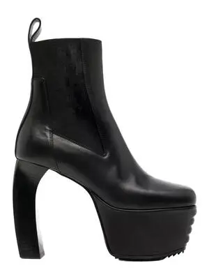 RICK OWENS Rick Owens Leather Platform Boots