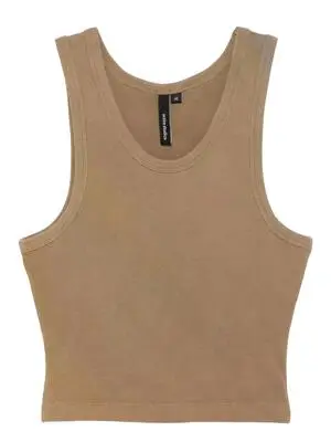 ENTIRE STUDIOS Cropped Tank Top - Green