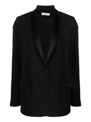 Antonelli Firenze Shawl-lapel Single-breasted Blazer - Black