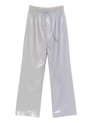 Nanushka Faux-leather Trousers - Grey