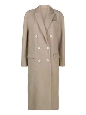 BRUNELLO CUCINELLI Brunello Cucinelli Double-Breasted Cashmere Coat