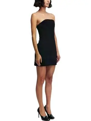 16Arlington Stella Crepe Mini Dress - Black