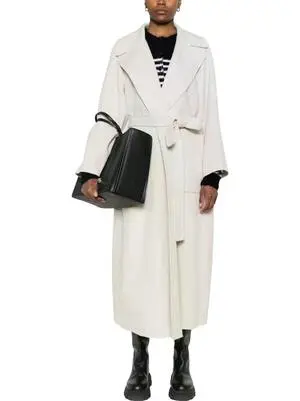 Max Mara Virgin Wool Coat - Neutrals