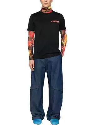 Marni Cotton Jersey T-shirt - Black