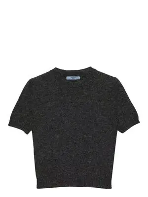 PRADA Prada Short Sleeve Cashmere Top