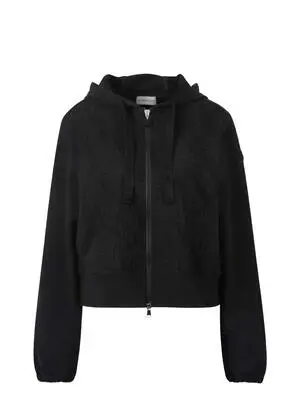 Moncler Cotton Hoodie - Black