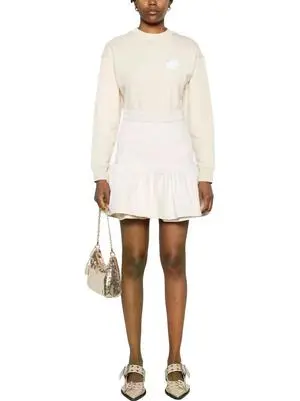 PATOU Patou Ruffled Denim Mini Skirt