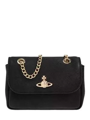 VIVIENNE WESTWOOD Victoria Leather Shoulder Bag