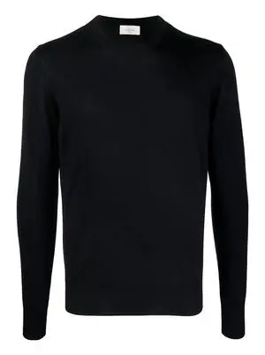 Altea Crew Neck Virgin Wool Jumper - Blue