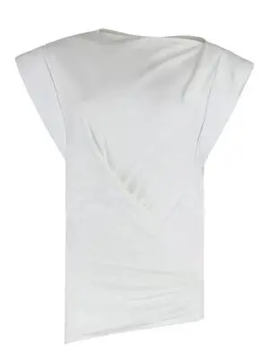 MARANT ETOILE MARANT ÉTOILE Maïsan Draped Boat Neck T-Shirt