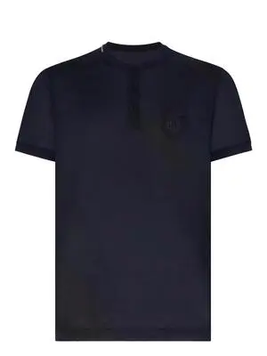 Dolce & Gabbana Heraldic Dg Logo-embroidered T-shirt - Blue