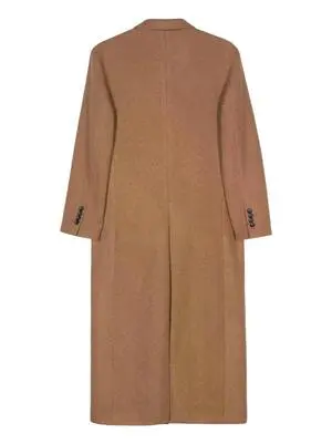 ERALDO Bouclé Coat - Brown