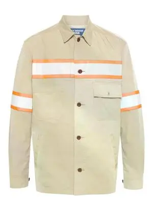 Junya Watanabe Reflective-detail Jacket - Neutrals