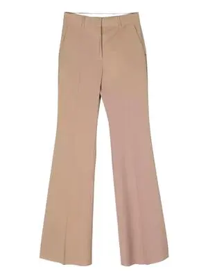 Sportmax High-waist Flared Trousers - Neutrals