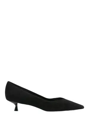 STUART WEITZMAN Stuart Weitzman 35mm Calf Suede Kitten Heel Pumps Black