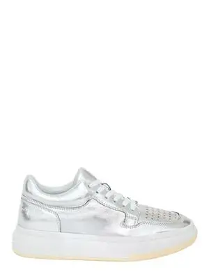 MAISON MARGIELA Lace-up Sneakers - Silver