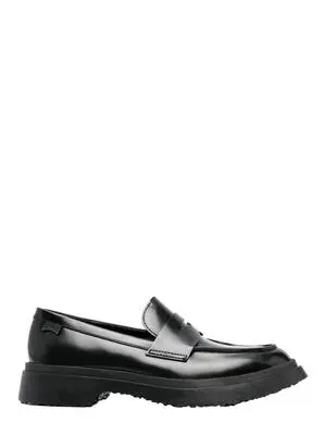 Camper Walden Leather Penny Loafers - Black