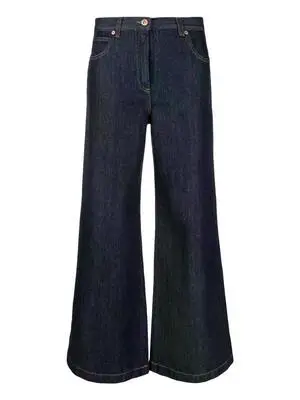 Aspesi Wide-leg Flared Jeans - Blue