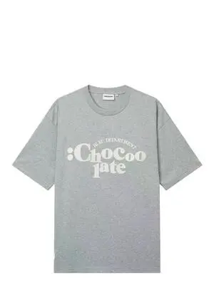 CHOCOOLATE Logo-print T-shirt Grey