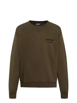 Dsquared2 Logo-appliqué Sweatshirt - Brown