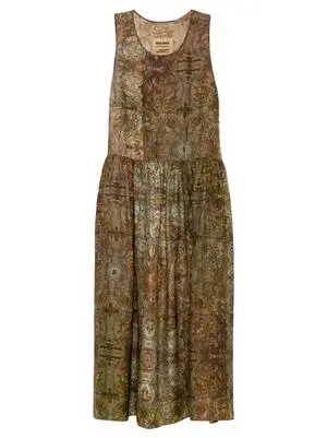 UMA WANG Ardhal Maxi Dress - Brown
