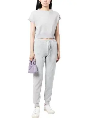 TEDDY CASHMERE Milano Cashmere Track Pants - Grey