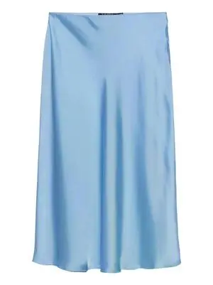 RALPH LAUREN Lauren Ralph Lauren Satin Midi Skirt
