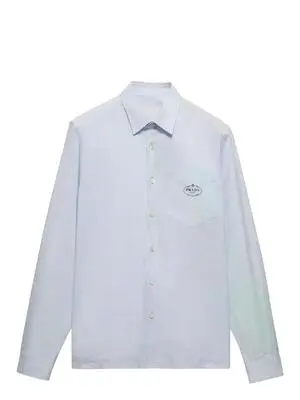 Prada Cotton Shirt Blue