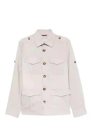 Brunello Cucinelli Multi-pocket Jacket - Neutrals
