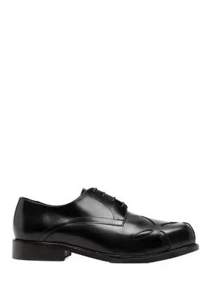STEFAN COOKE Embroidered Leather Derby Shoes