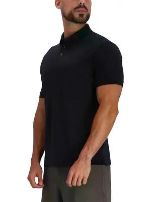 Emporio Armani Front-zipped Polo Shirt - Blue