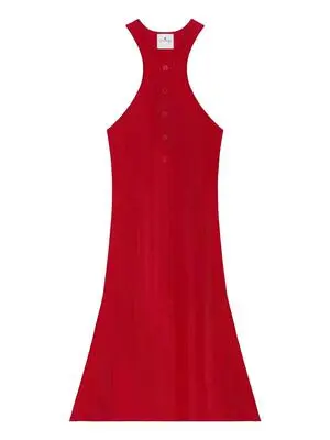 COURREGES Scuba Mini Dress - Red