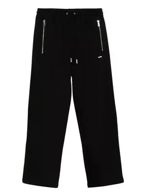 TEAM WANG DESIGN Straight Jersey Lounge Pants - Black