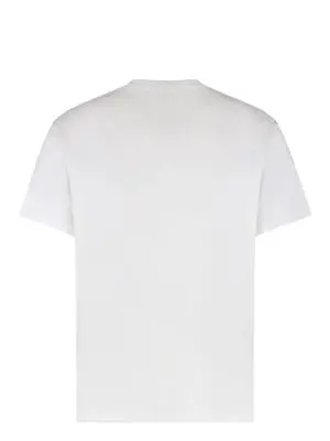 Alexander McQueen Flocked-logo T-shirt - White