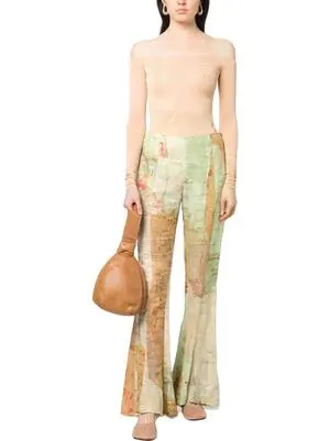 MAISON MARGIELA Off-shoulder Long-sleeved Bodysuit - Neutrals