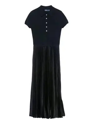 Polo Ralph Lauren Pleated Polo Dress - Blue