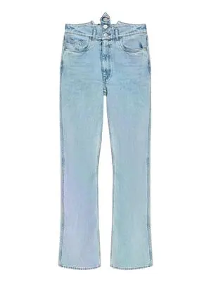Coperni Logo-plaque Jeans - Blue