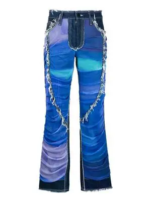 PAULA CANOVAS DEL VAS Paula Canovas Del Vas Tulle Panel Jeans