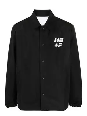 HAIDER ACKERMANN Logo Print Track Jacket - Black
