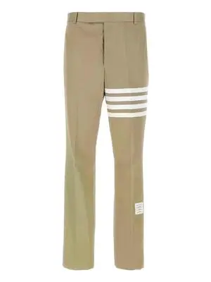 Thom Browne 4-bar Unconstructed Chino Trousers - Neutrals