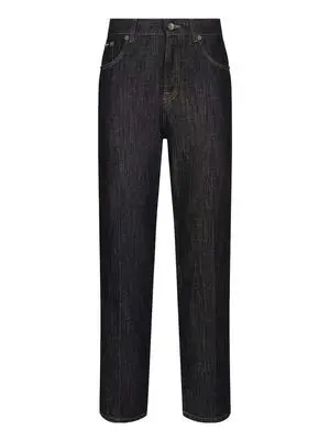 Dolce & Gabbana High-rise Straight Leg Jeans - Blue