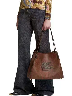 ETRO Etro Paisley Logo Shoulder Bag